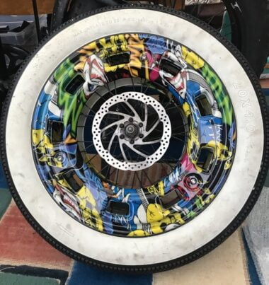 Fat Tyre Electric Bike centre hub caps, wheel covers 20x4 inch